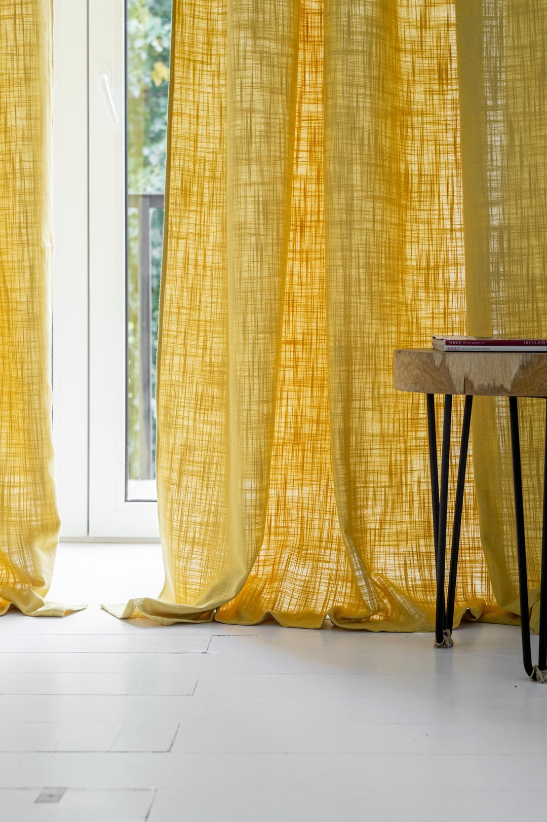 32 Color Boho Curtains Living Room / Linen Curtains Bedroom / Burlap ...