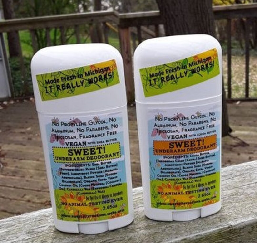 Toxin-free, Vegan, Natural Deodorant, Handmade in Michigan by a ...