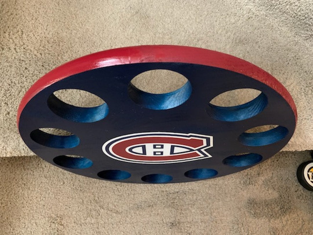 Montreal Canadiens 10 Hockey Puck Wall Hanging Display - Etsy