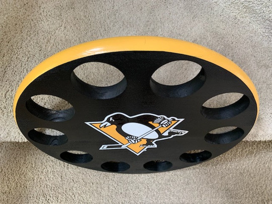Pittsburgh Penguins 10 Hockey Puck Wall Hanging Display - Etsy