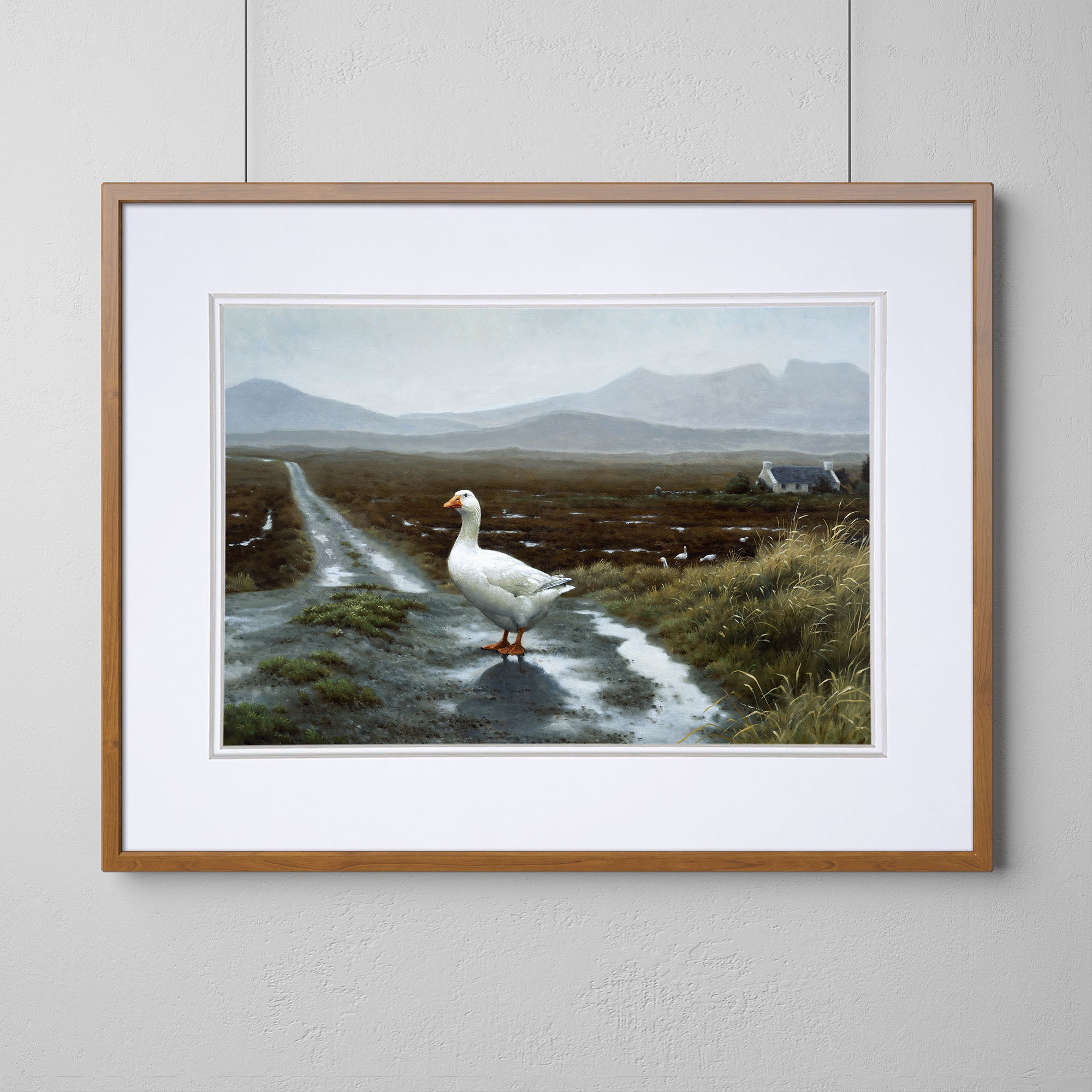 Goose Print Julian Friers Double Mounted British - Etsy UK