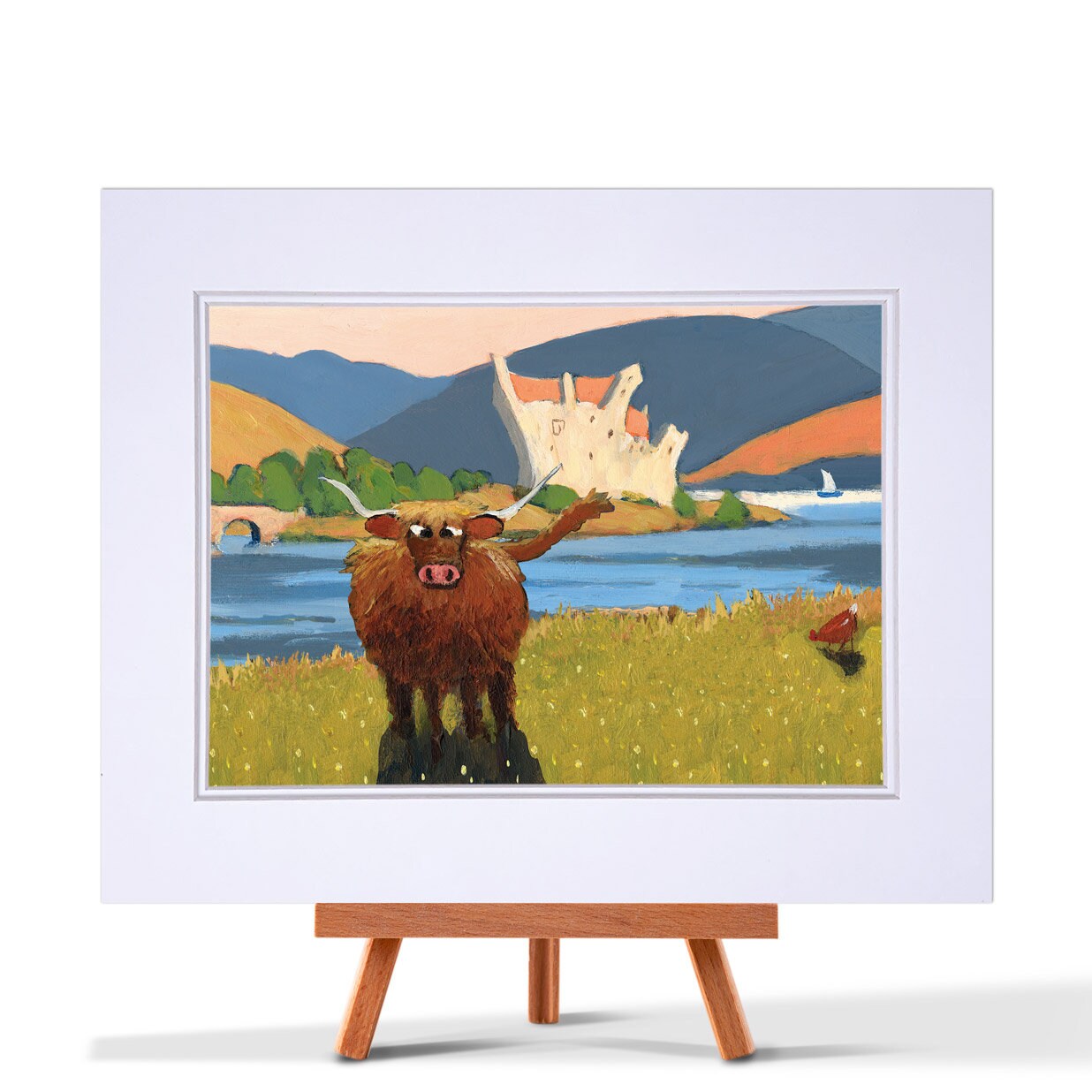 Sir Loin Print | Thomas Joseph - Double Mounted - Sheep Art - Various ...