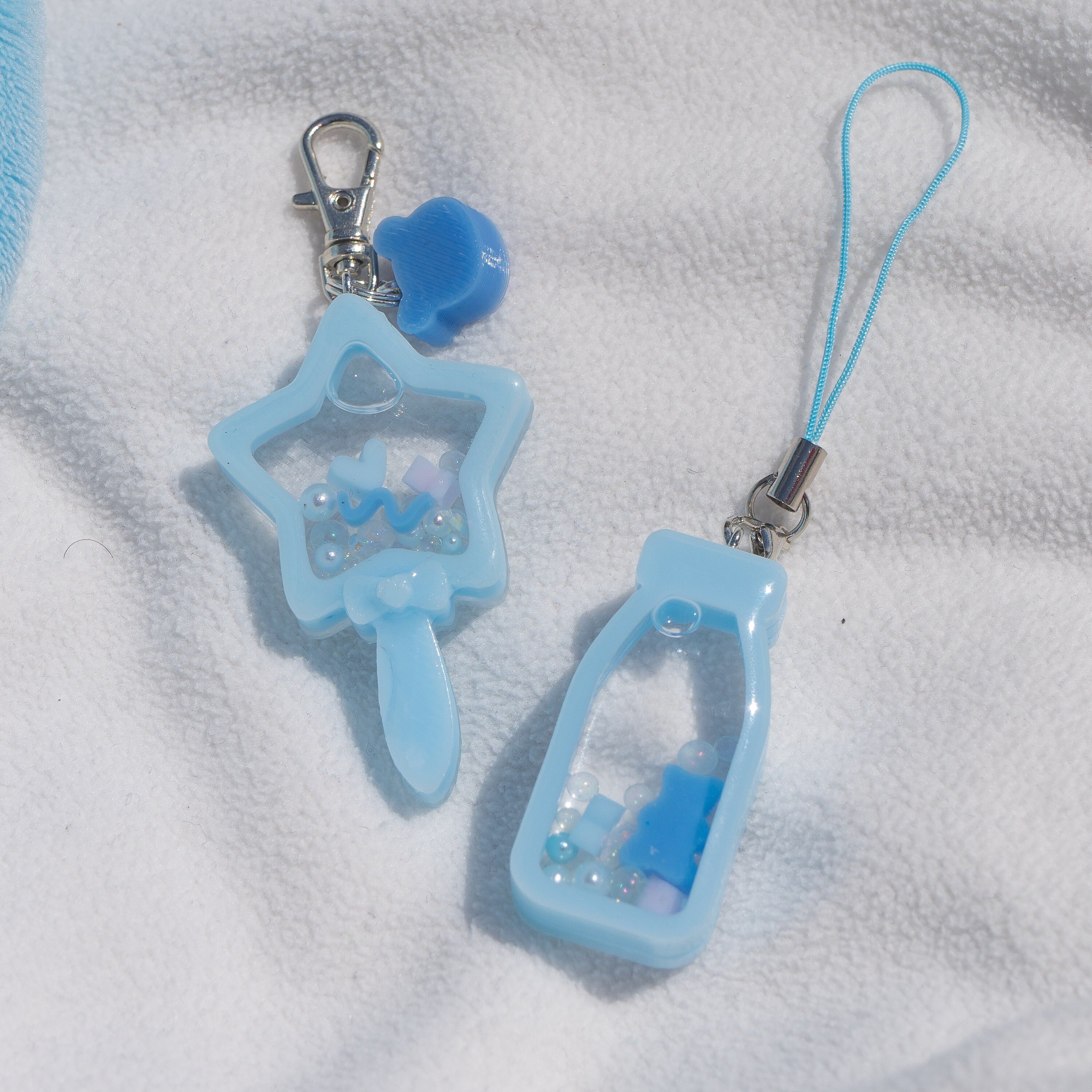 Pastel Blue Resin Shakers - Etsy