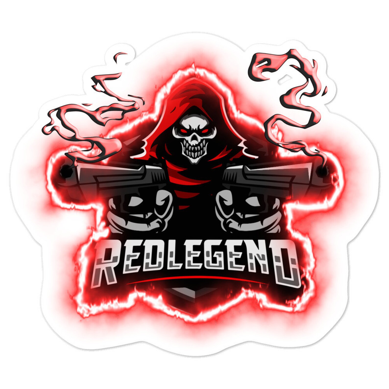 Red Legend Gaming Bubble-free Stickers - Etsy UK