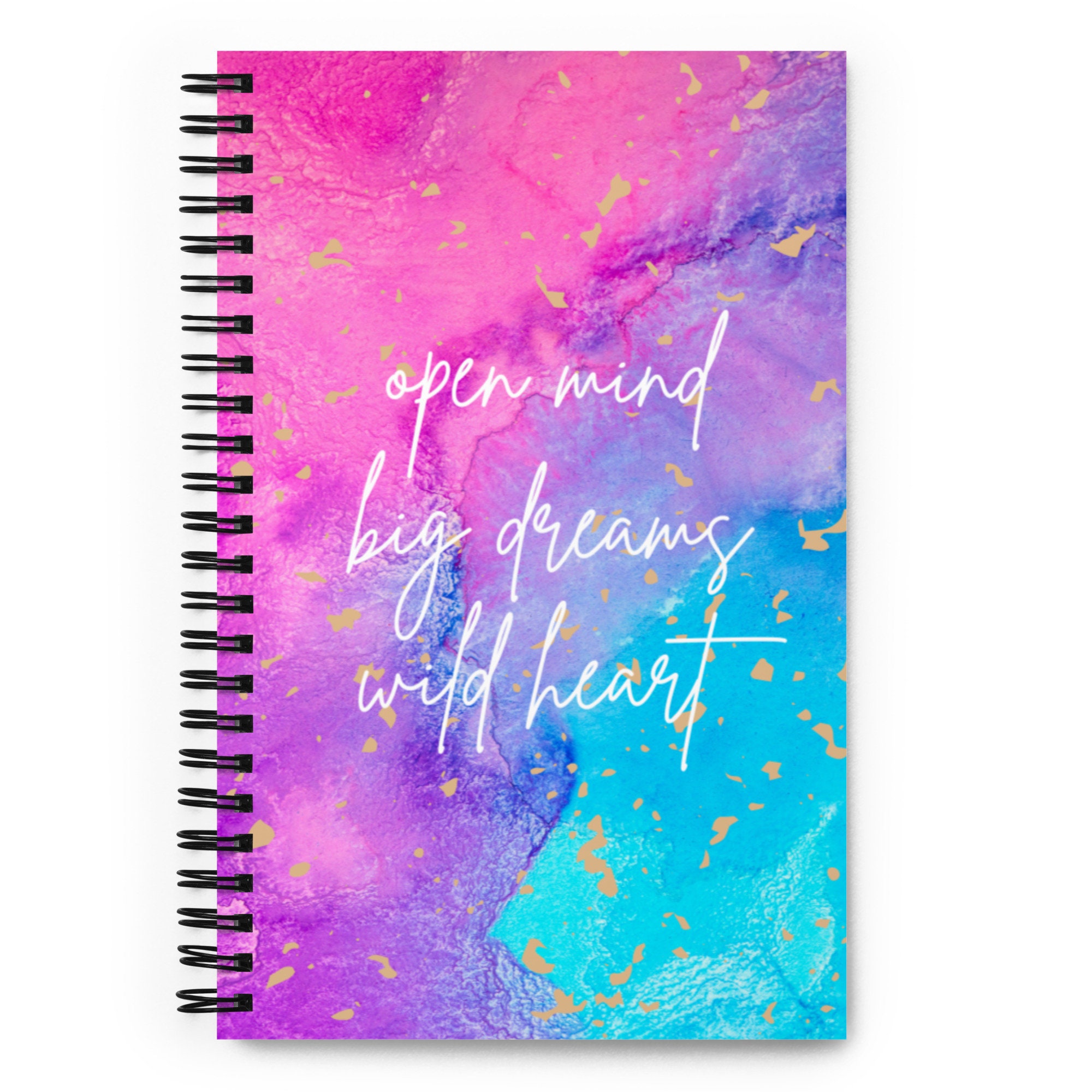Motivational Spiral Notebook, Notebooks for Her, Notebooks for School ...