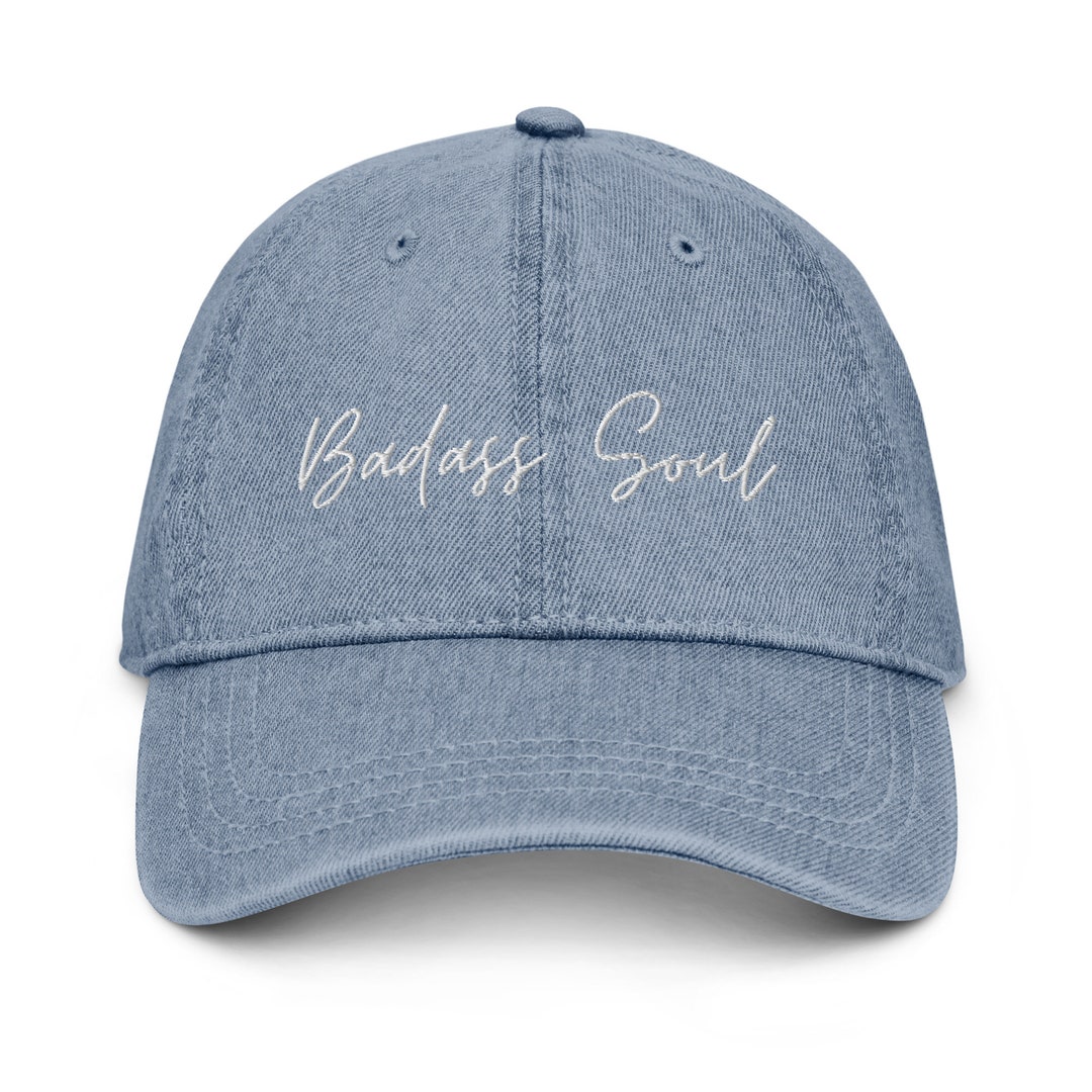 Badass Soul Denim Hat, Soul Sister Gift, Gifts for Her, Hats for Her - Etsy