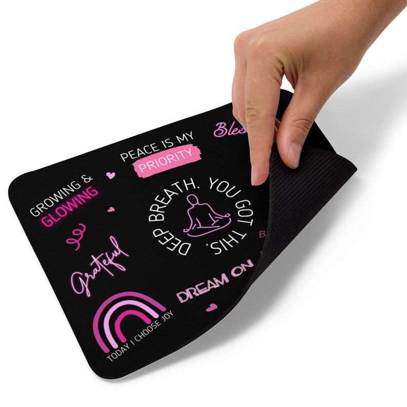 Positive Affirmations Mousepad, Self Love Mousepad, Graphic Mousepad ...