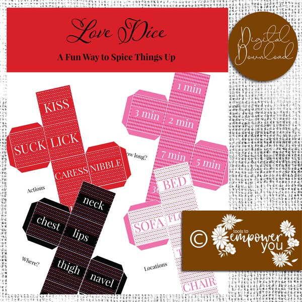 Sexy Dice Etsy 7809