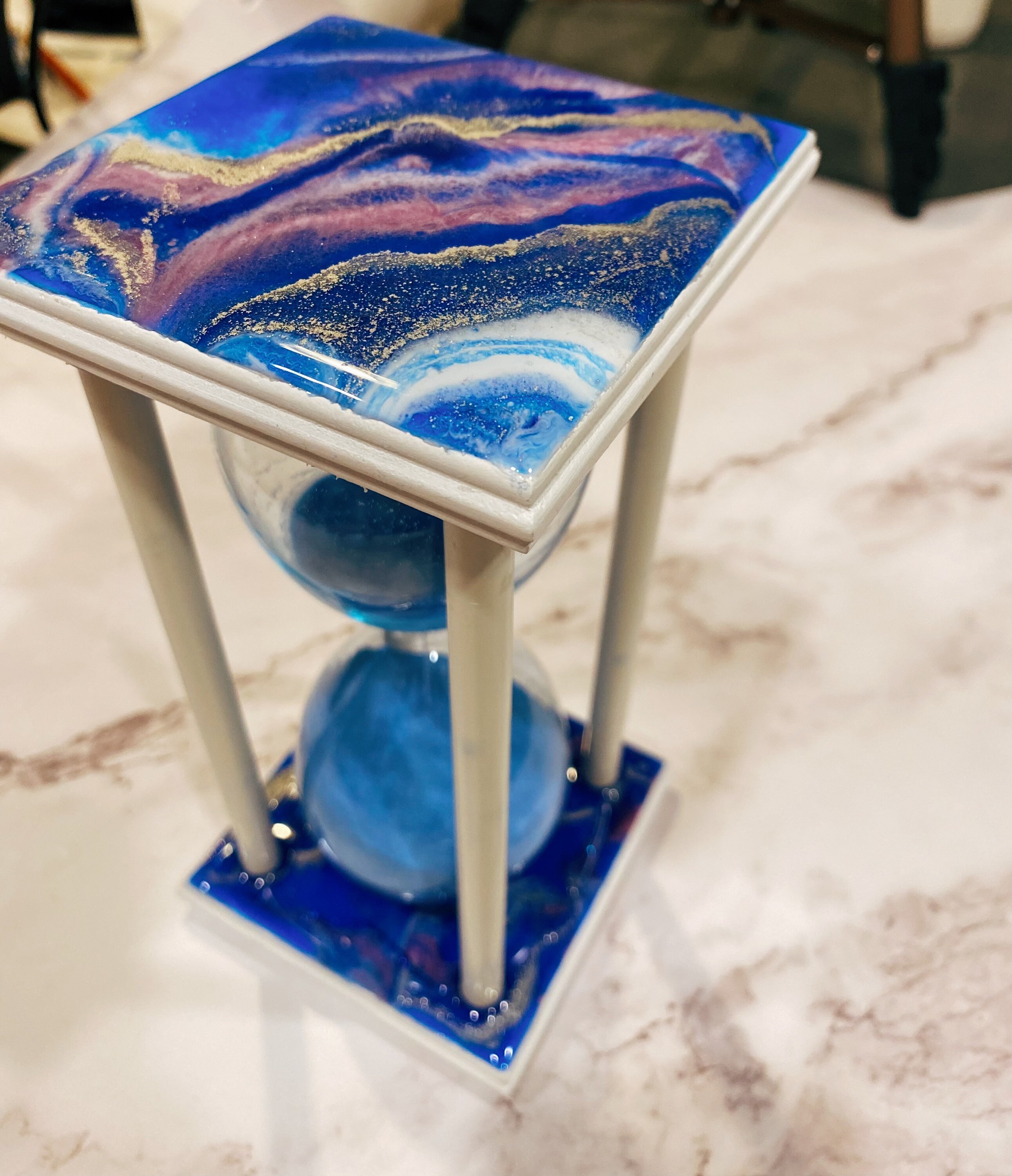 Magical Polar lights Hourglass / Unique hourglasses / blue | Etsy