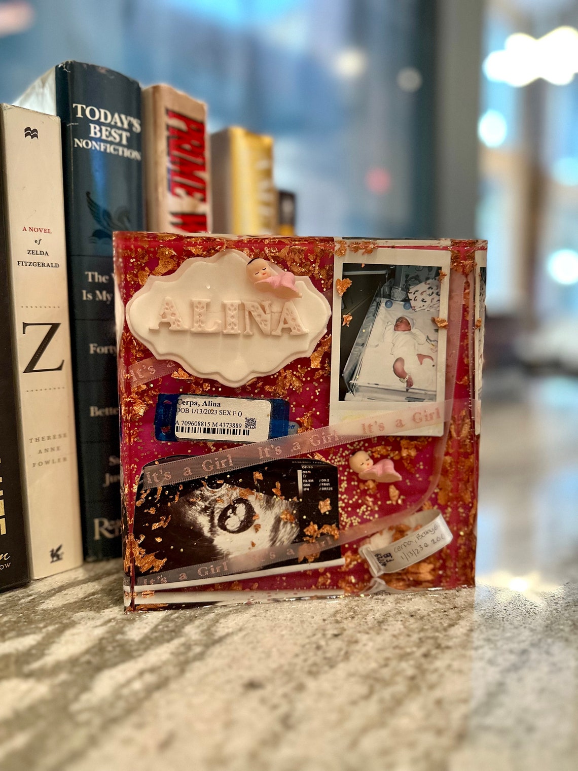 Newborn Memory Resin Preservation/baby Girl Resin - Etsy