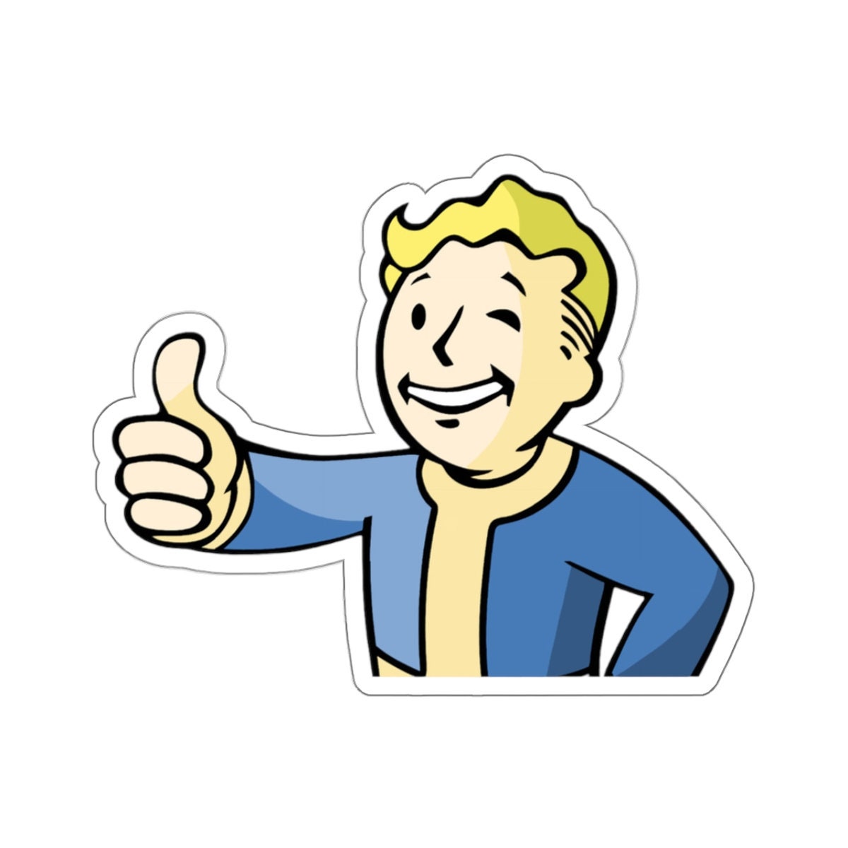 Fallout Vault Boy Thumbs up Sticker - Etsy