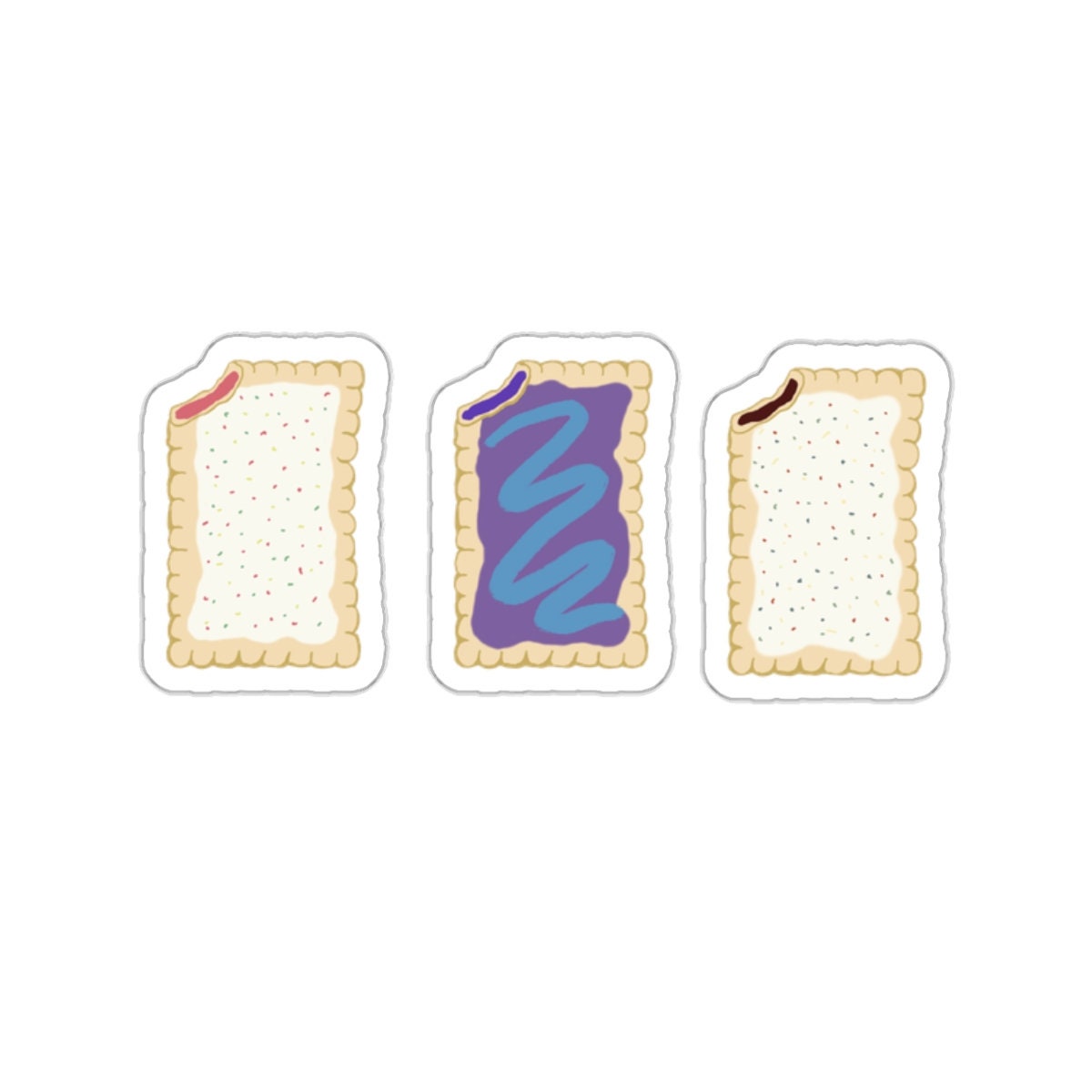 Pop-tarts Sticker Pack - Etsy