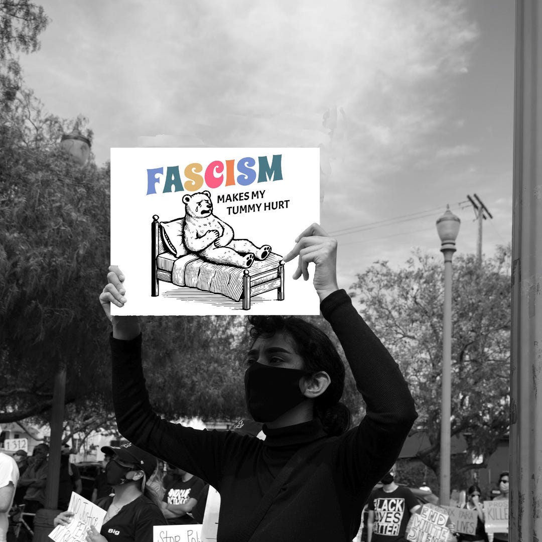 Protest Sign Ready to Print Digital ,protest March Digital Download ...