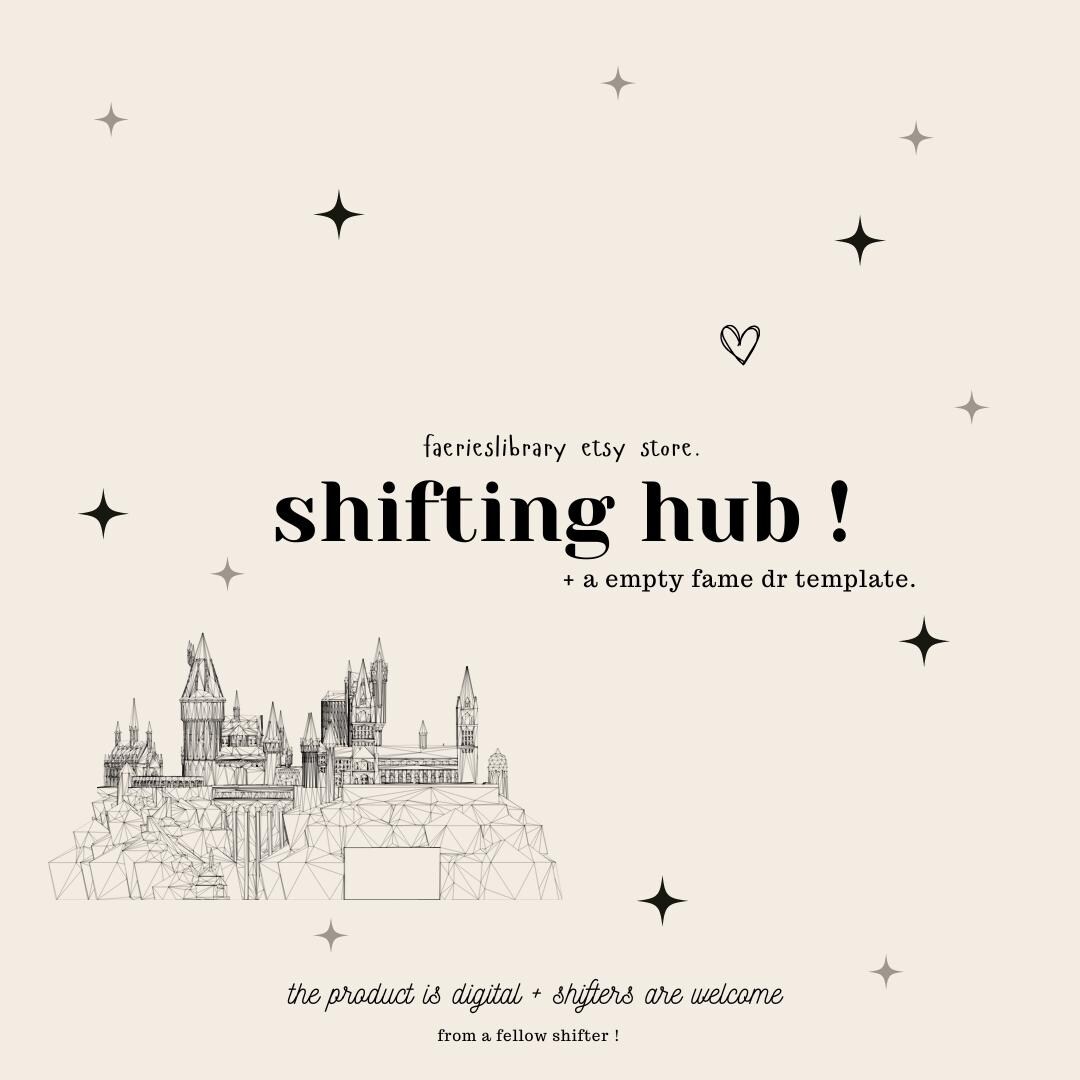Reality Shifting Notion Template: Lifa App Inspired Hub (digital) - Etsy