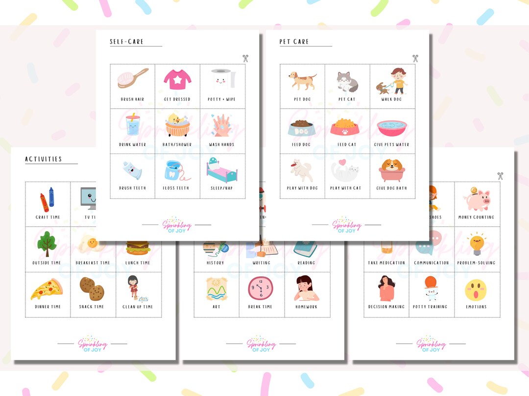 Visual Schedule Kids, Autism Education, Daily Routine Cards, Routine ...