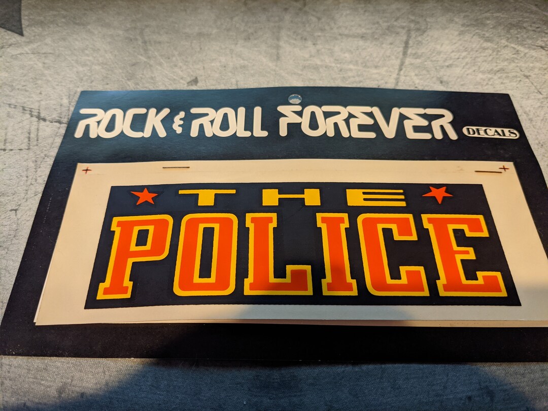 Vintage the Police Band Sticker From an 80s Penny Arcade! - Etsy