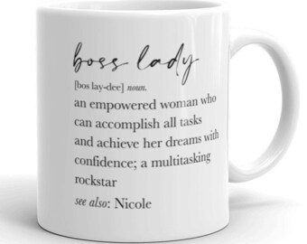 Boss Lady Mug - Etsy
