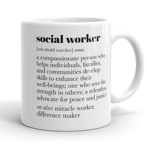 Social Worker Gift, Social Worker Mug, Social Worker Coffee Mug, Social ...