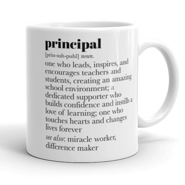Principal Mug - Etsy