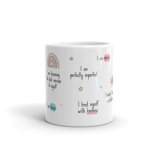 Affirmation Mug, Self Care Gift, Mental Health Gift, Positive Mug ...