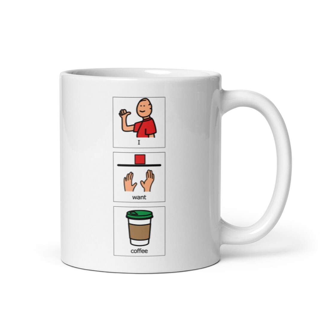 Speech Therapy Mug, Speech AAC Mug, SLP Coffee Cup, Speech Language ...