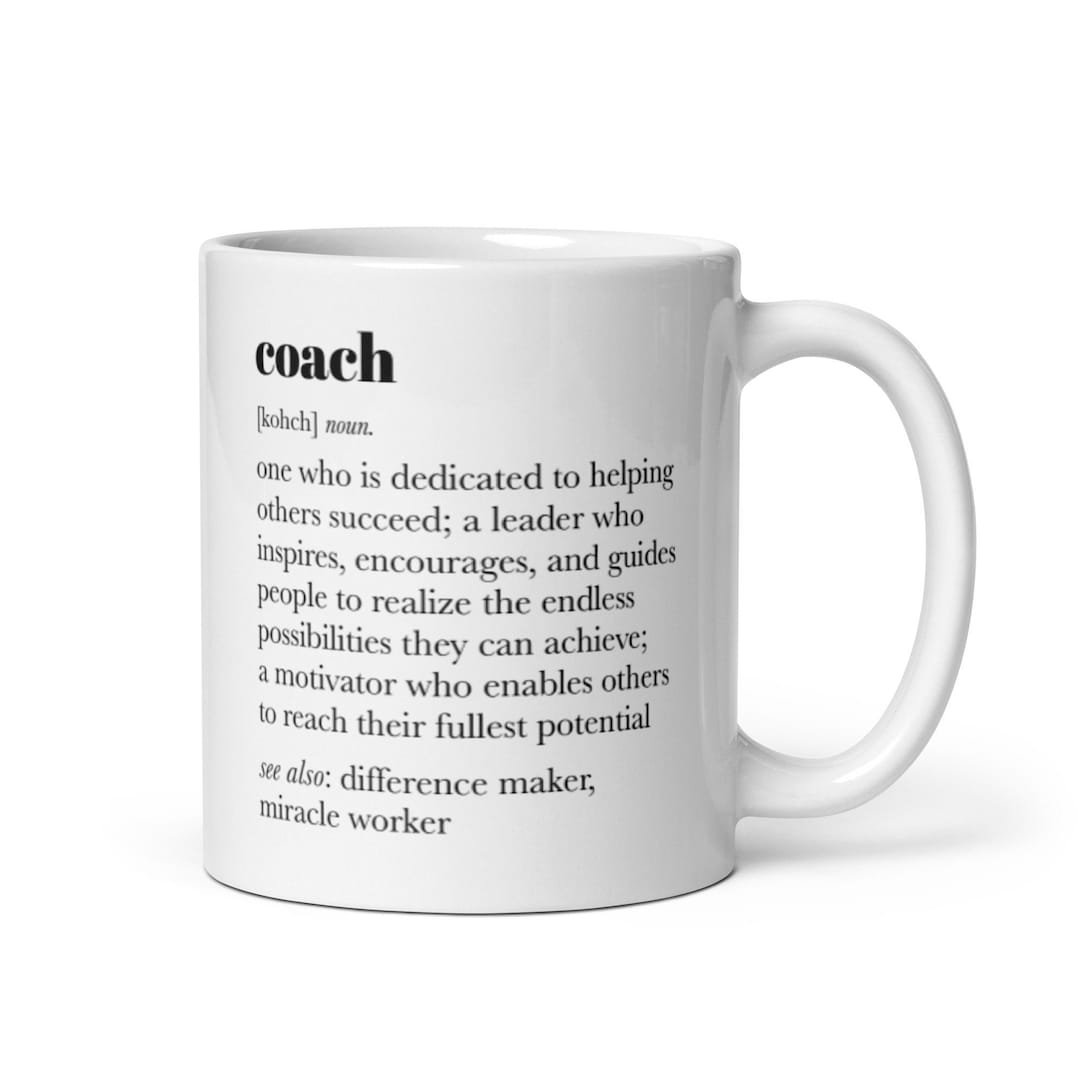 Coach Definition Mug, Coach Thank You Gift, Football Coach Gift ...