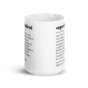 Superintendent Mug, Superintendent Gifts, Superintendent Retirement ...