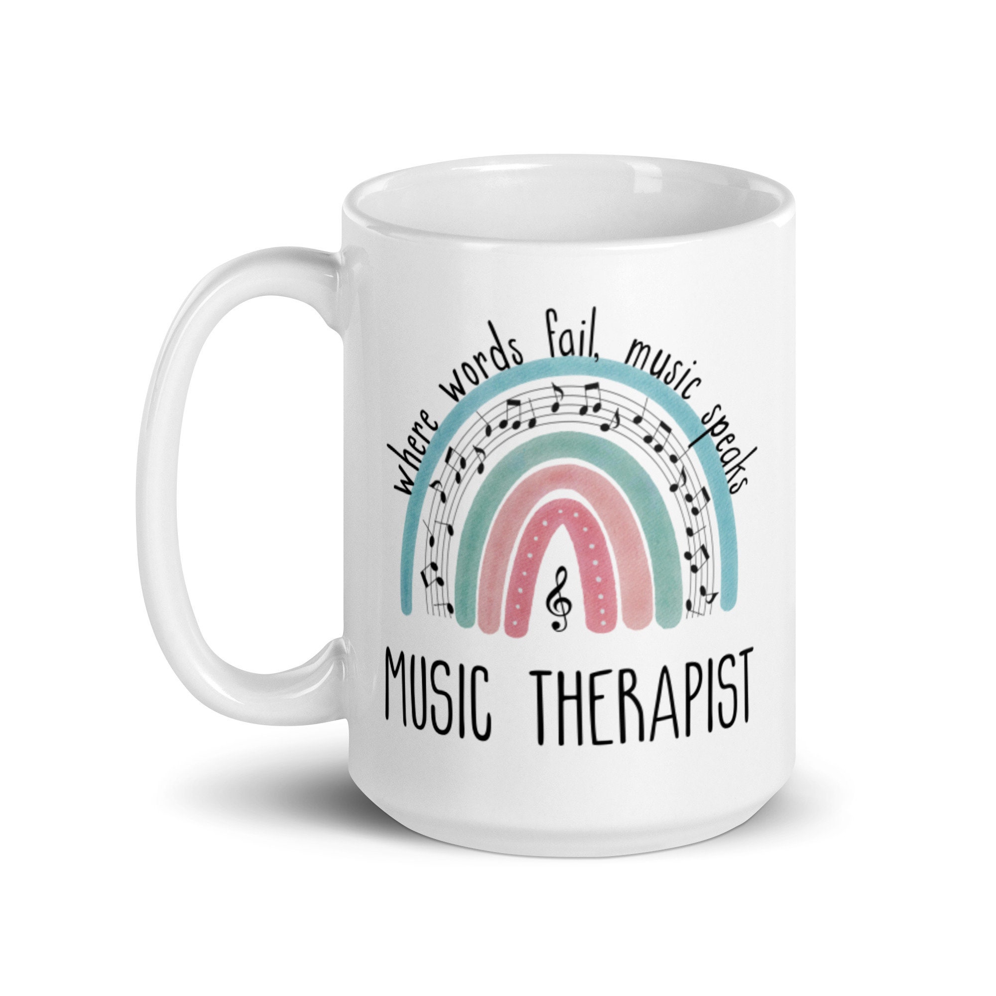 Music Therapy Mug, Music Therapist Mug, Music Therapy Gift, Music ...