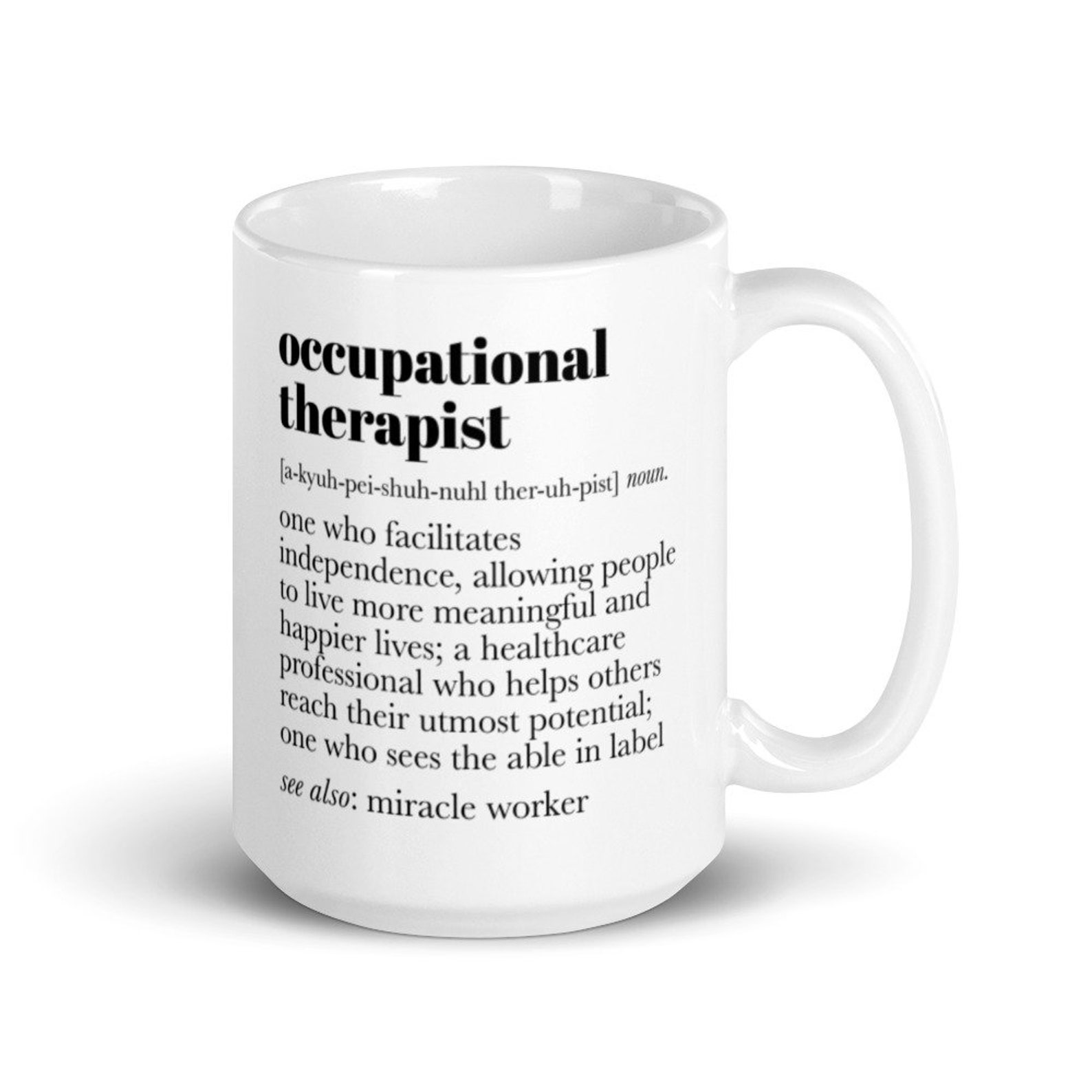 Occupational Therapy Mug Occupational Therapy Gifts | Etsy