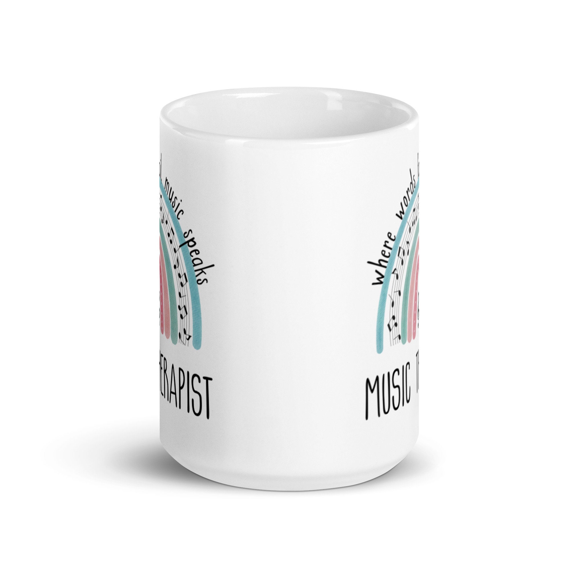Music Therapy Mug, Music Therapist Mug, Music Therapy Gift, Music ...