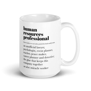 Human Resources Gift, Human Resources Mug, HR Gifts, HR Mug, HR Manager ...