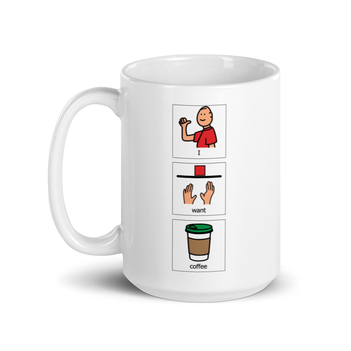 Speech Therapy Mug, Speech AAC Mug, SLP Coffee Cup, Speech Language ...