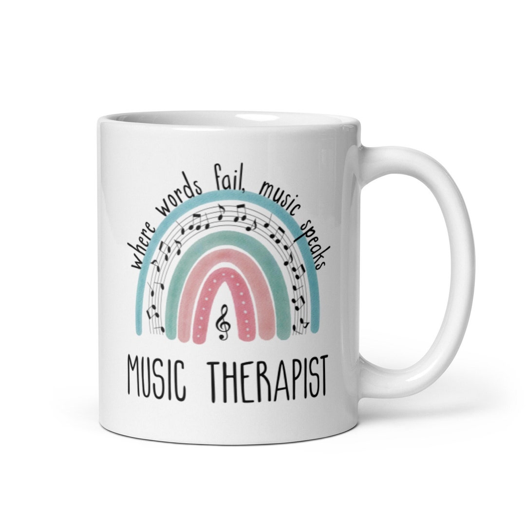 Music Therapy Mug, Music Therapist Mug, Music Therapy Gift, Music ...