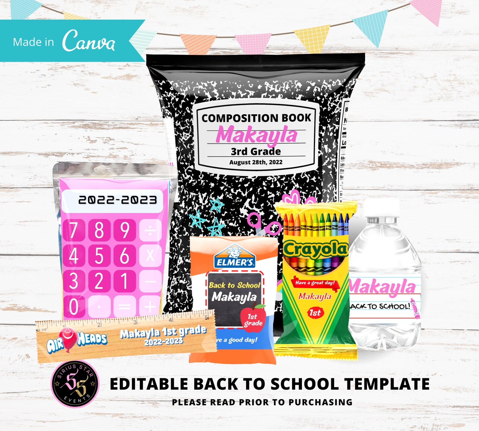 Back to School Chip Bag Back to School Templates Back to - Etsy