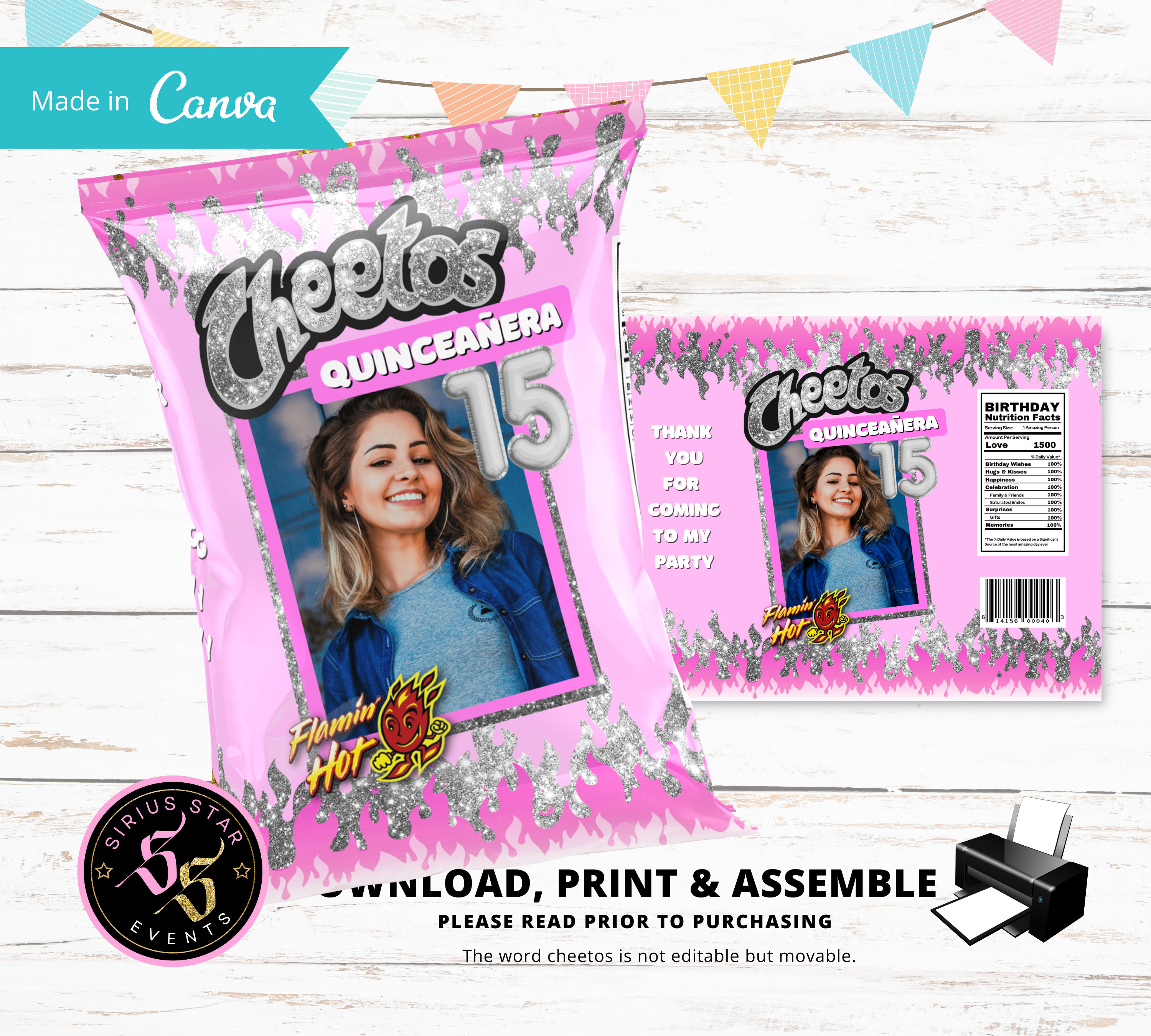 Custom Chip Bags Cheeto Custom Bag Personalized Cheeto Bag - Etsy