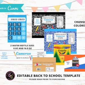 Back to School Chip Bag, Back to School Templates, Back to School Edit ...