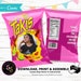 Custom Chip Bags, Taki Custom Bag, Personalized Taki Bag, Party Favor ...