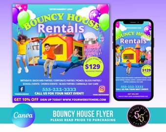 Bounce House Flyer - Etsy