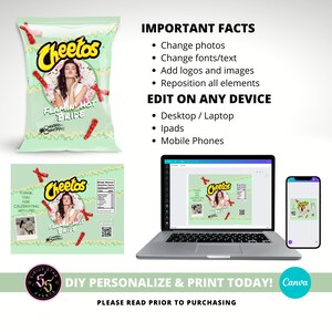 Custom Chip Bags, Cheetos Custom Bag, Personalized Cheetos Bag, Bridal ...