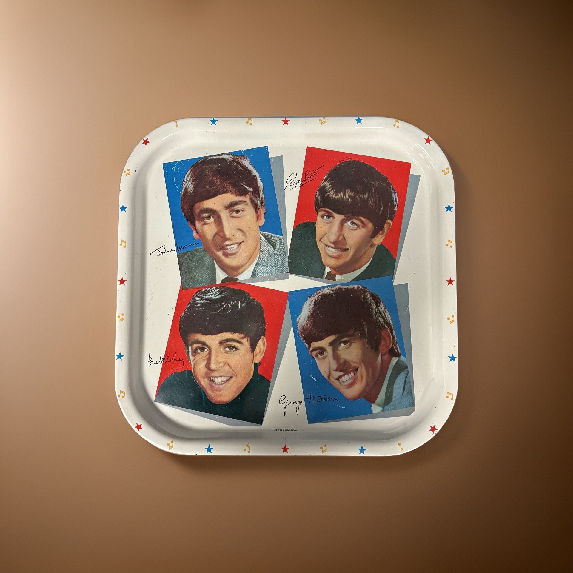 Original Vintage 1964 Beatles Serving Tray - Etsy