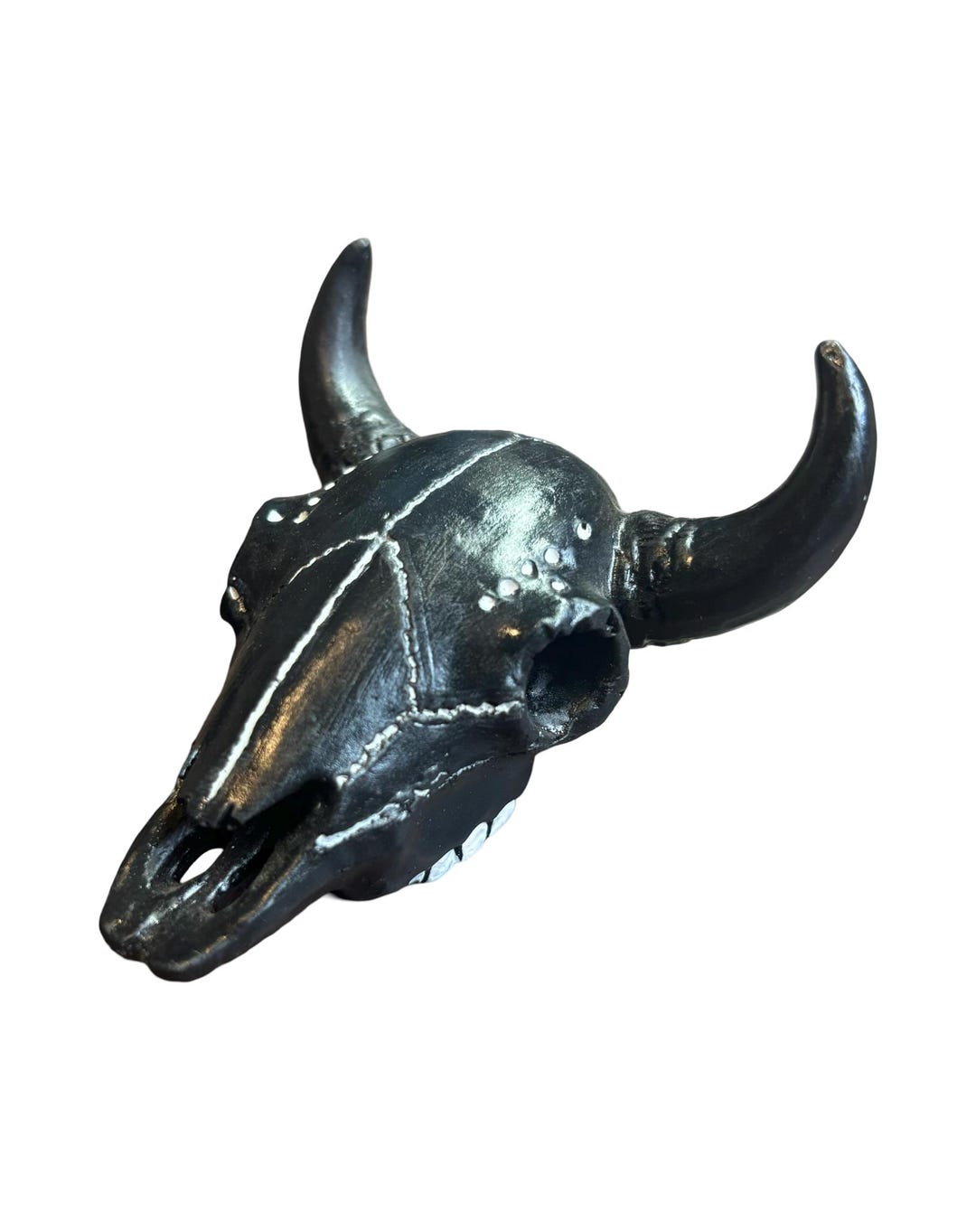 Black - Bull Skull Ornament - Etsy