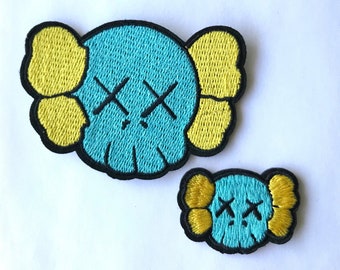 Red ELMO KAWS HYPE Art Iron on Patch - Etsy