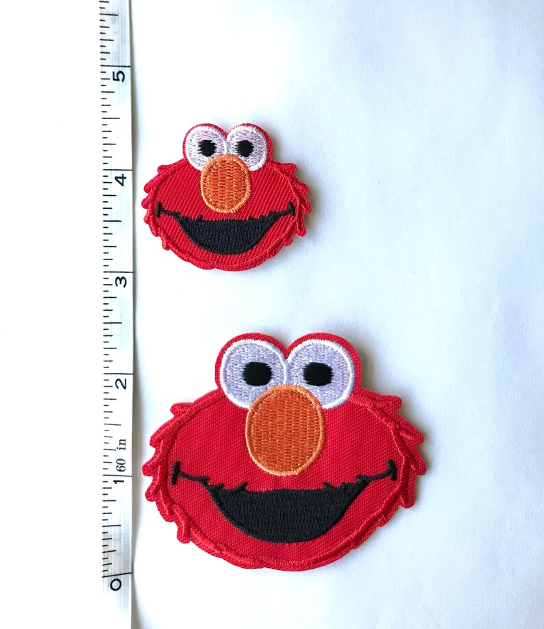 Red ELMO KAWS HYPE Art Iron on Patch - Etsy