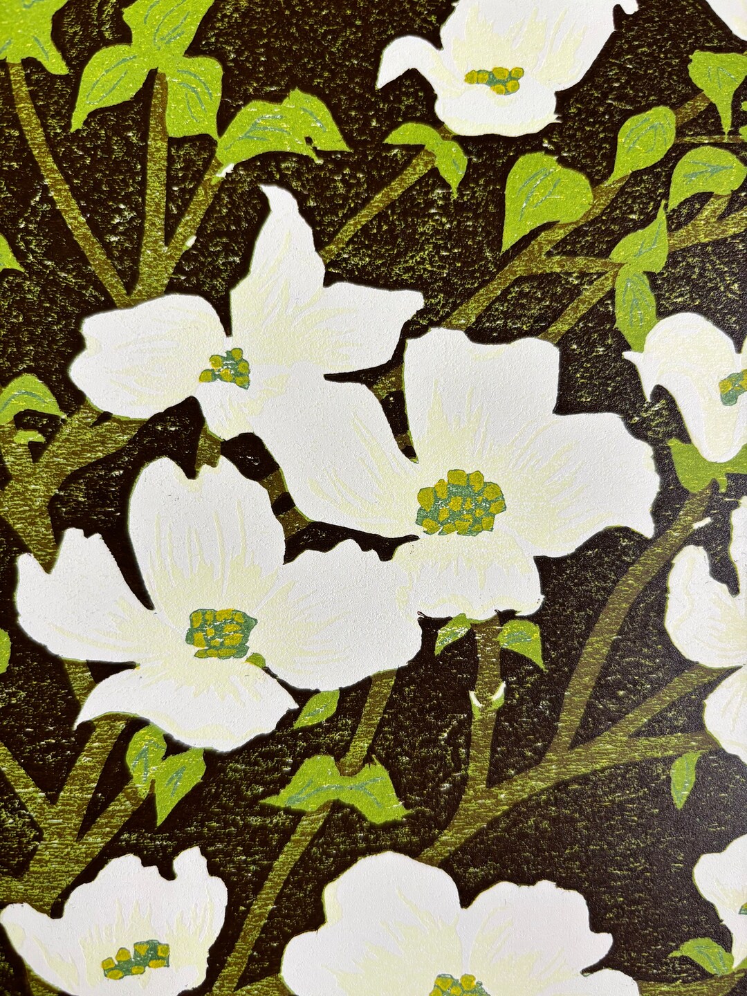 Dogwood - Woodcut Print - Limited Edition - Original Artwork ...