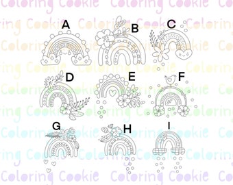 Paint Your Own Unicorn PYO Cookie Stencils Mesh SILKSCREEN - Etsy