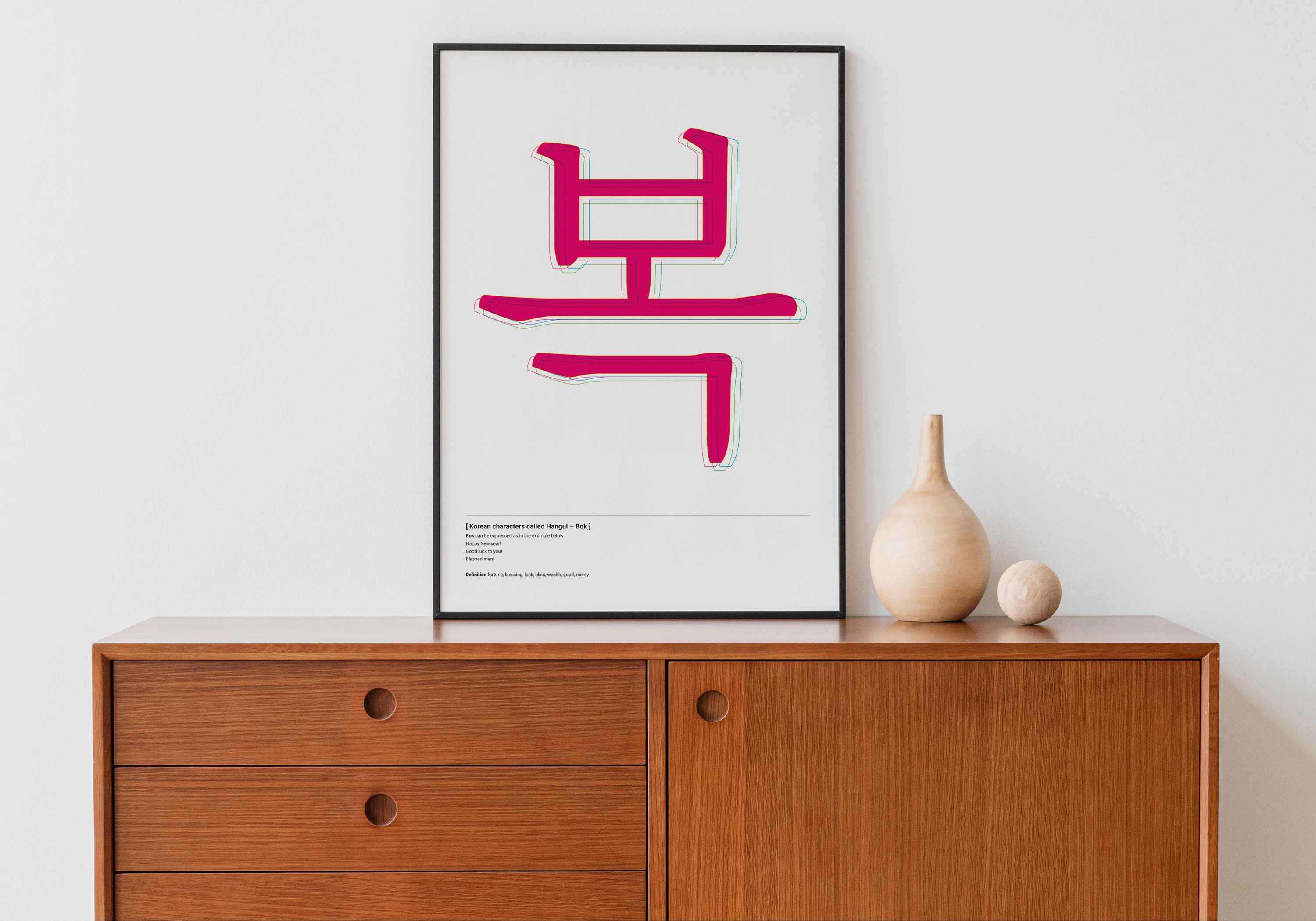 Hangul, Korean Alphabet, Korean Poster, Hangul Poster, Korean Art Print ...