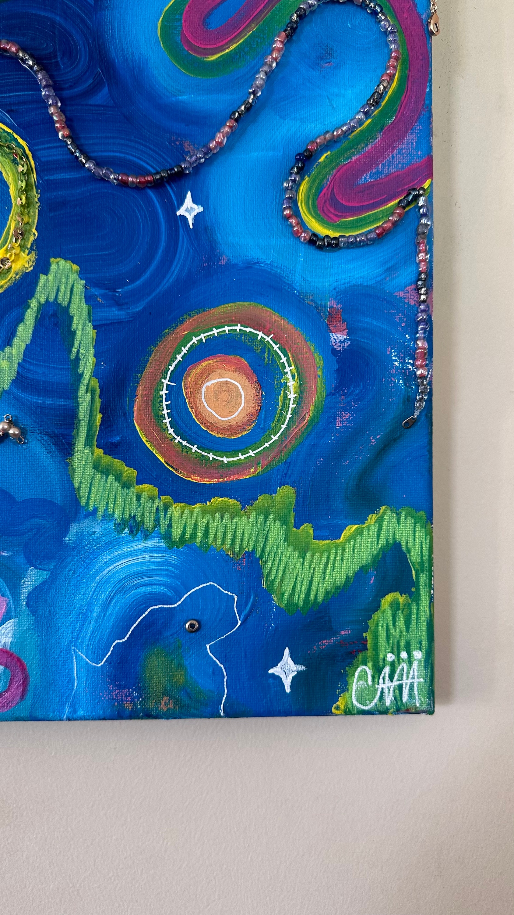 I-spy Acrylic Painting - Gloowlimits - Etsy