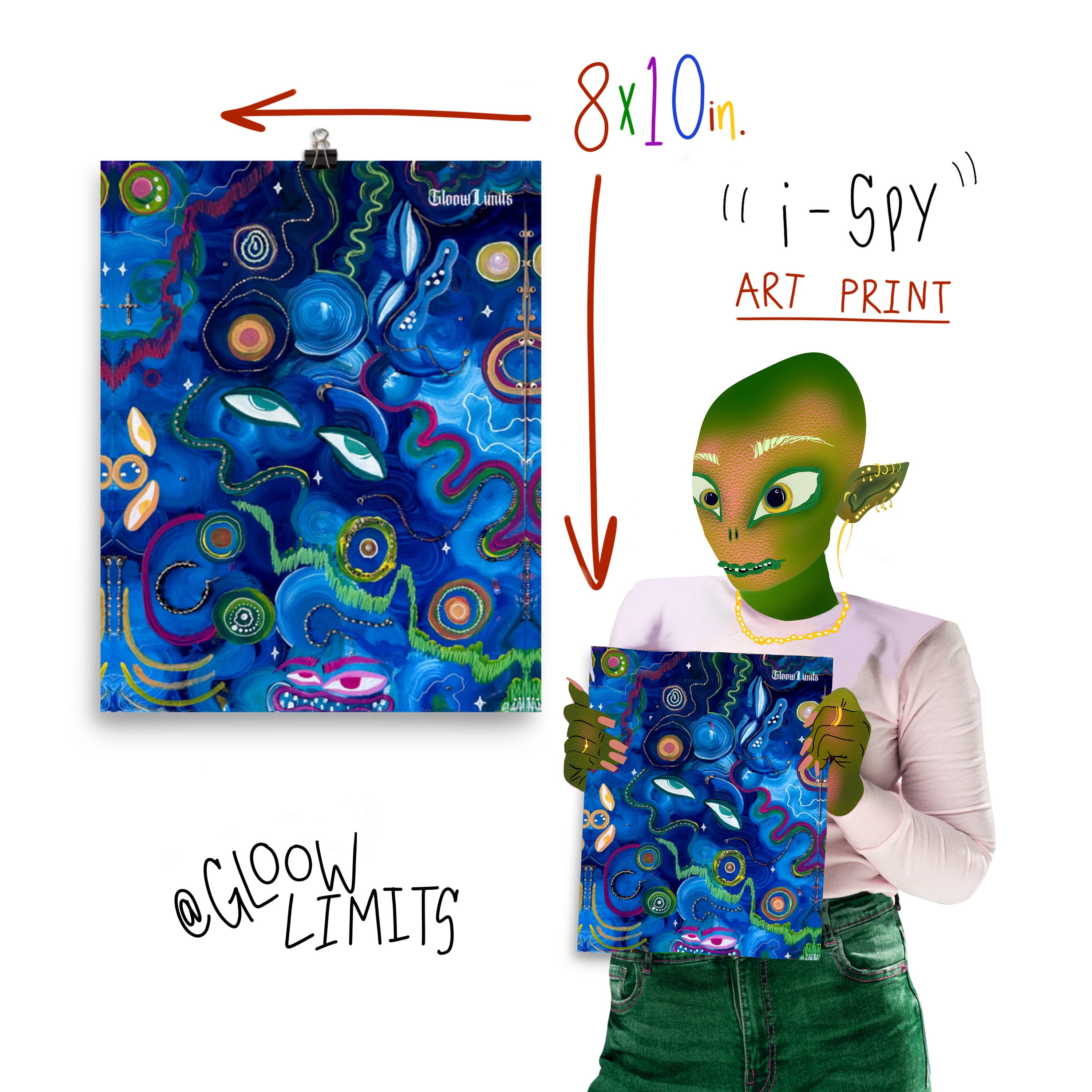 I-spy Art Print - Etsy