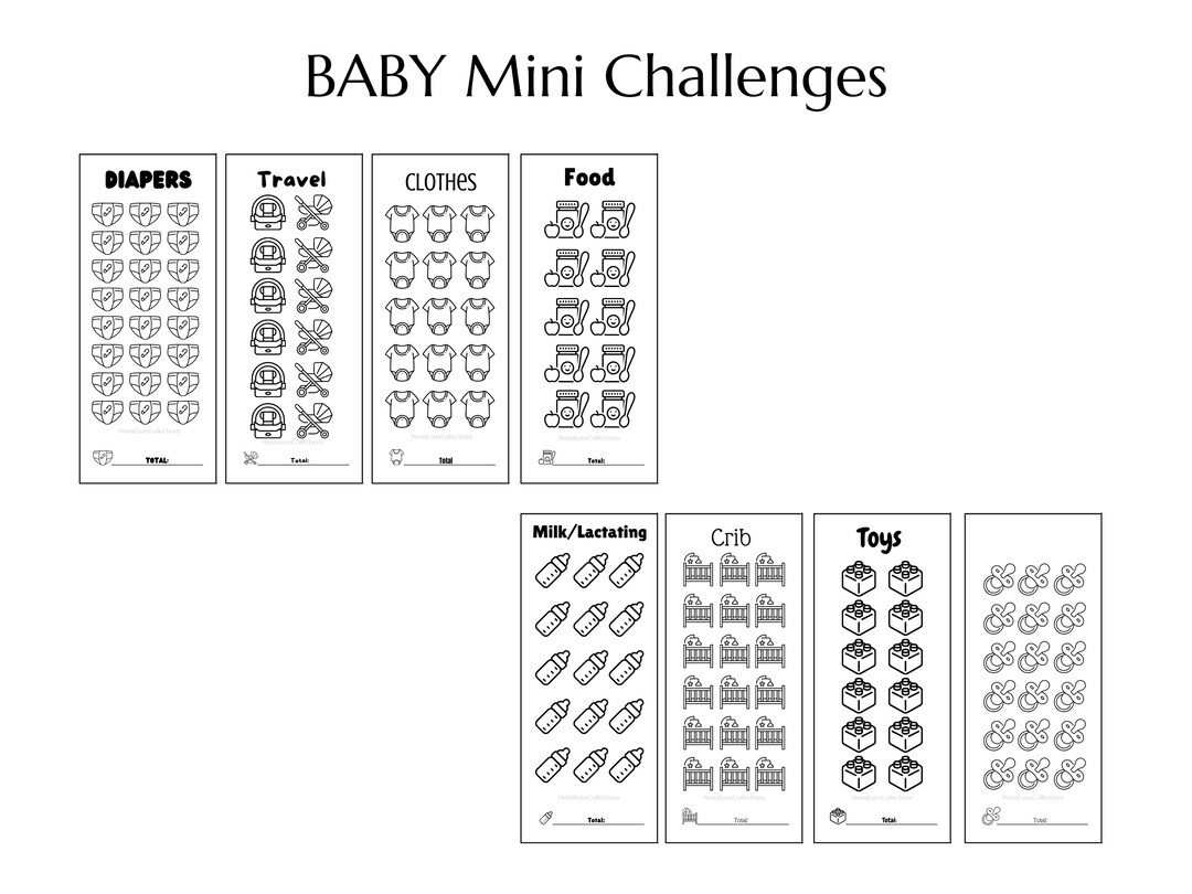 BABY Mini Challenges - Etsy