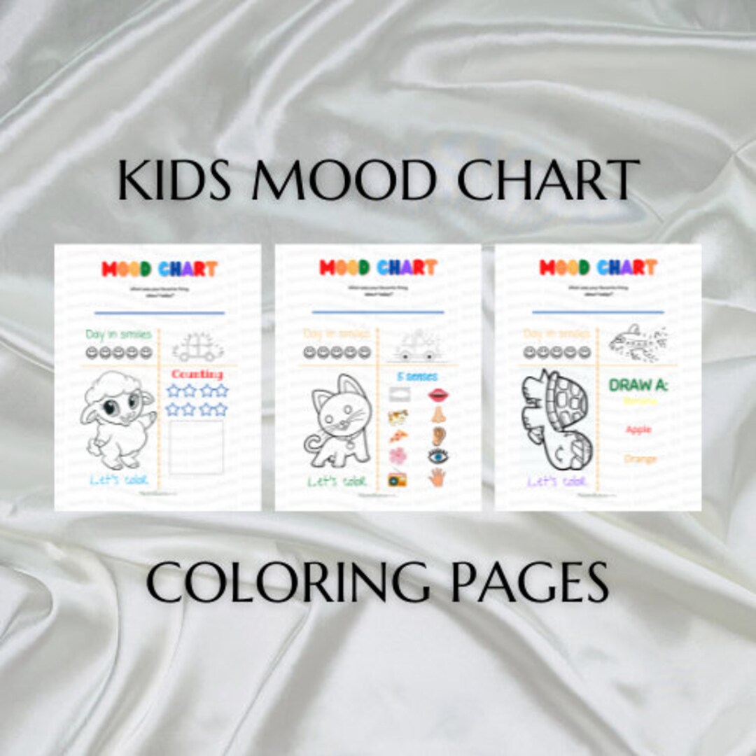 Kids Mood Charts (3) - Etsy